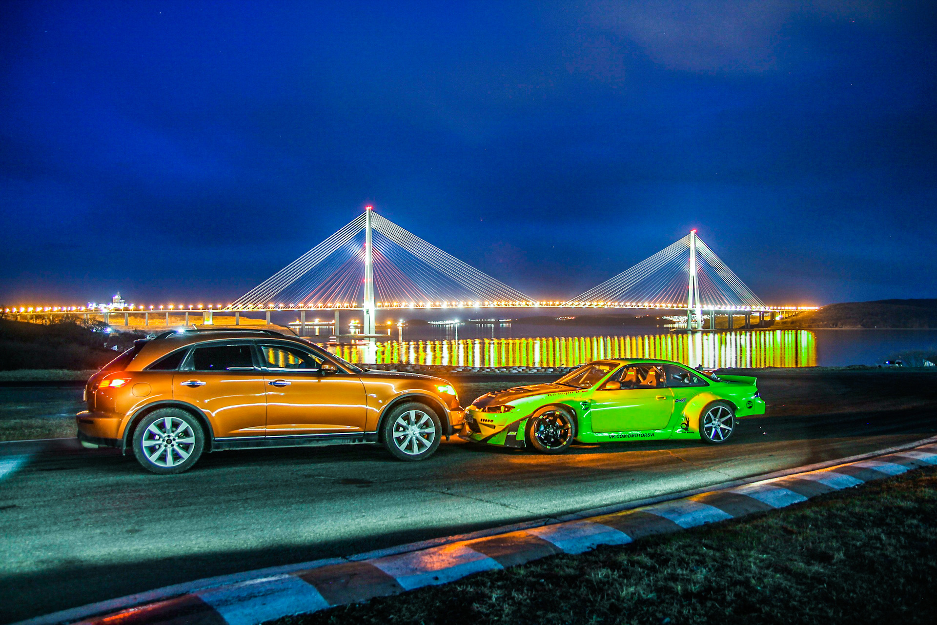 V8 4.5L 360hp VS 3.0L 550hp — Nissan Silvia (S14), 3 л, 1996 года ...