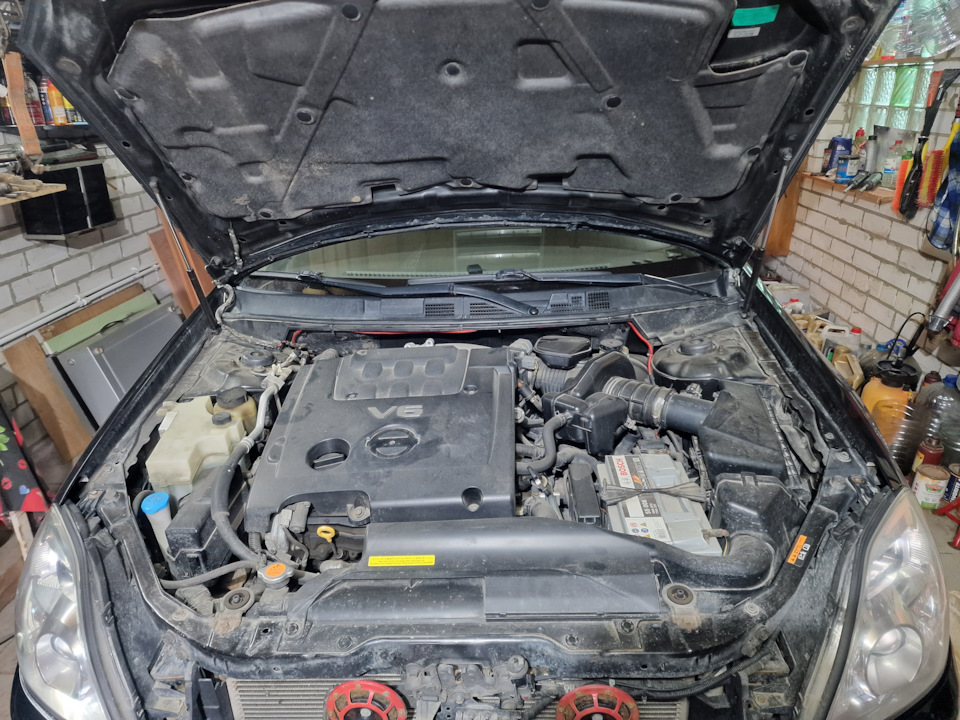 Замена радиатора кондиционера. — Nissan Teana (J31), 2,3 л, 2006 года ...