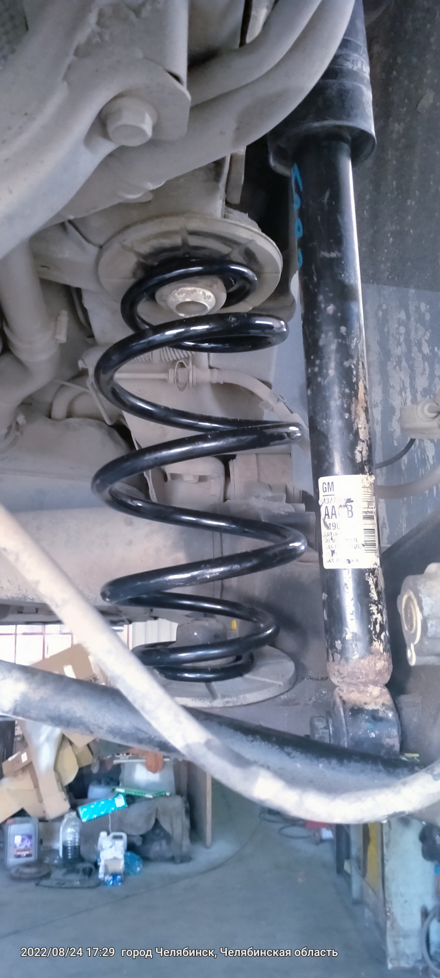 62 Задние пружины — Opel Astra J, 1,6 л, 2012 года | визит на сервис ...