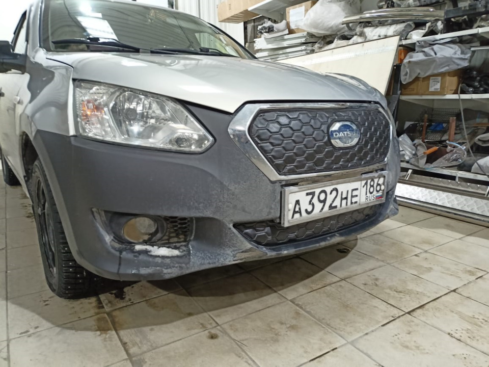 📌Утеплитель решетки радиатора зимний для Datsun on-DO (Новый Датсун он ...
