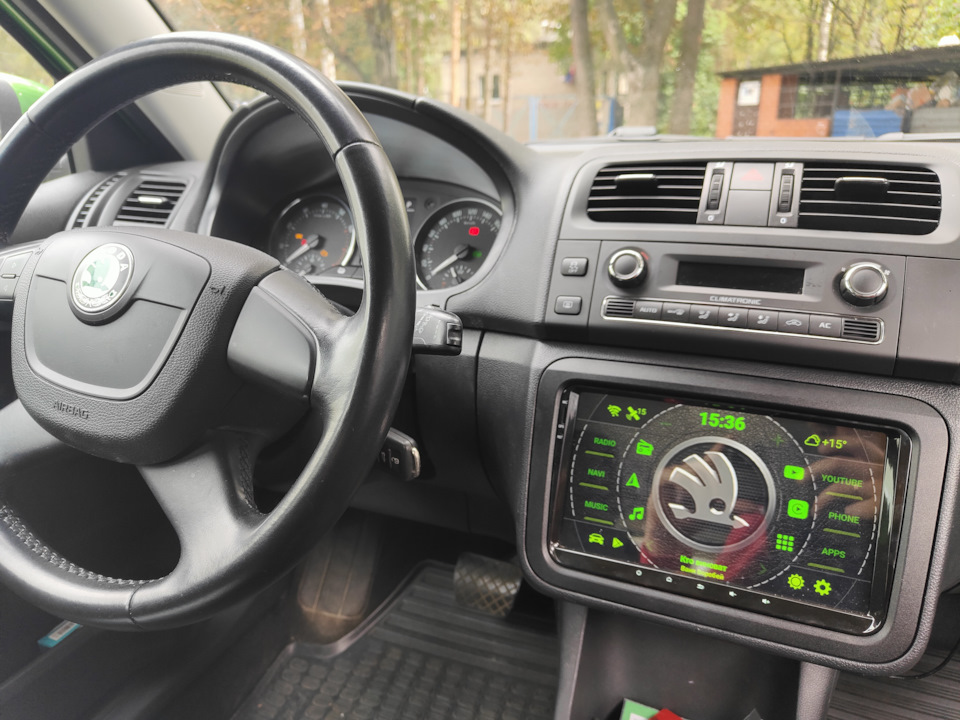 ГУ — Skoda Fabia Mk2, 1,6 л, 2011 года | другое | DRIVE2