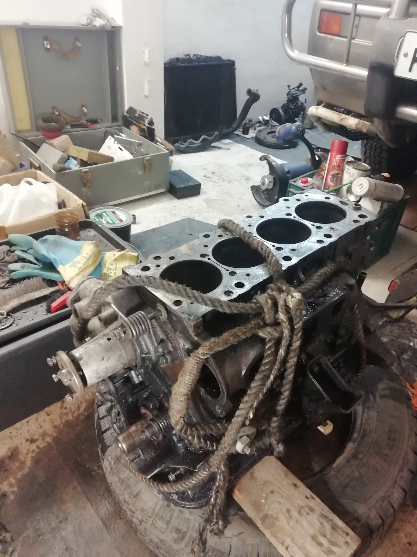 Капиталка 4D56 — Mitsubishi Delica (P35W), 2,4 л, 1992 года | своими ...