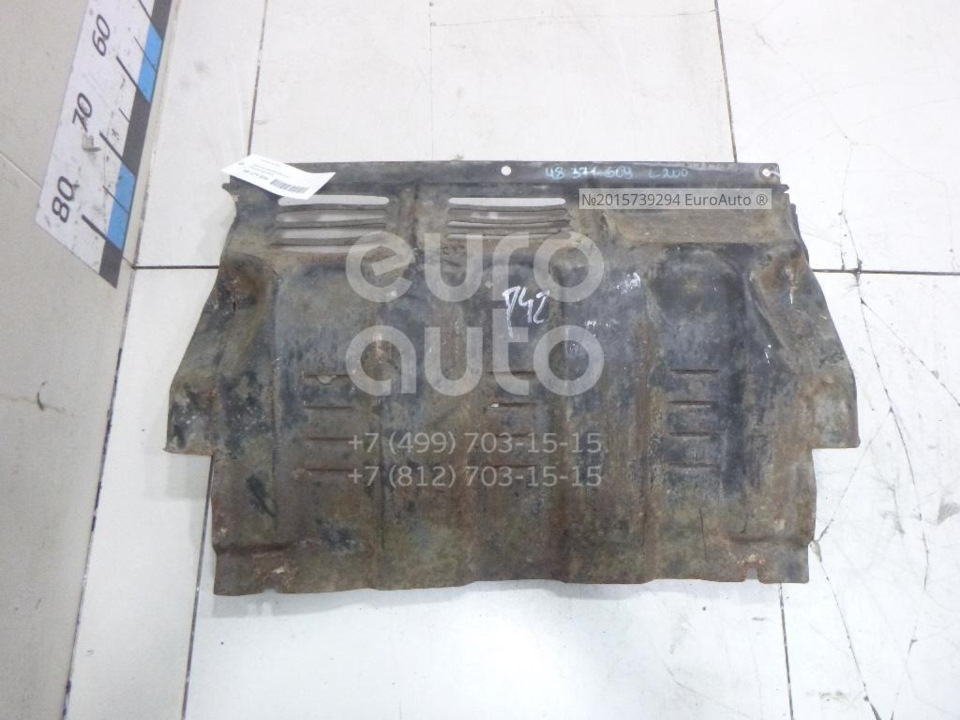 MN136829 ЗАЩИТА КАРТЕРА МЕТАЛЛ L200 06-\PAJERO SPORT NEW Mitsubishi ...