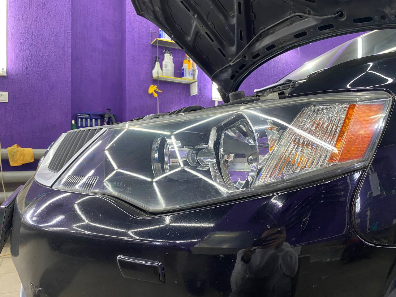 Защита фар после полировки полиуретановой плёнкой. — Mitsubishi ...