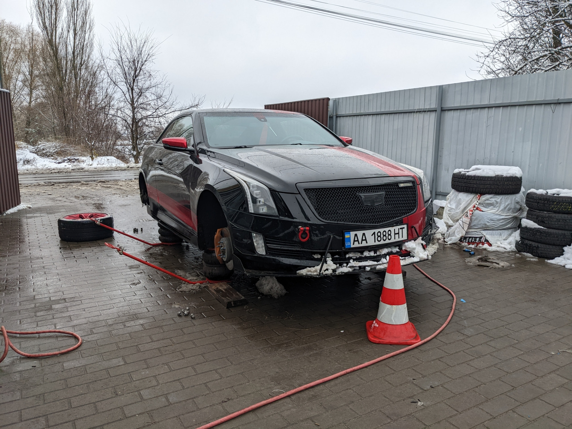 Winter tires — Cadillac ATS Coupe, 2 л., 2016 года | шины | DRIVE2