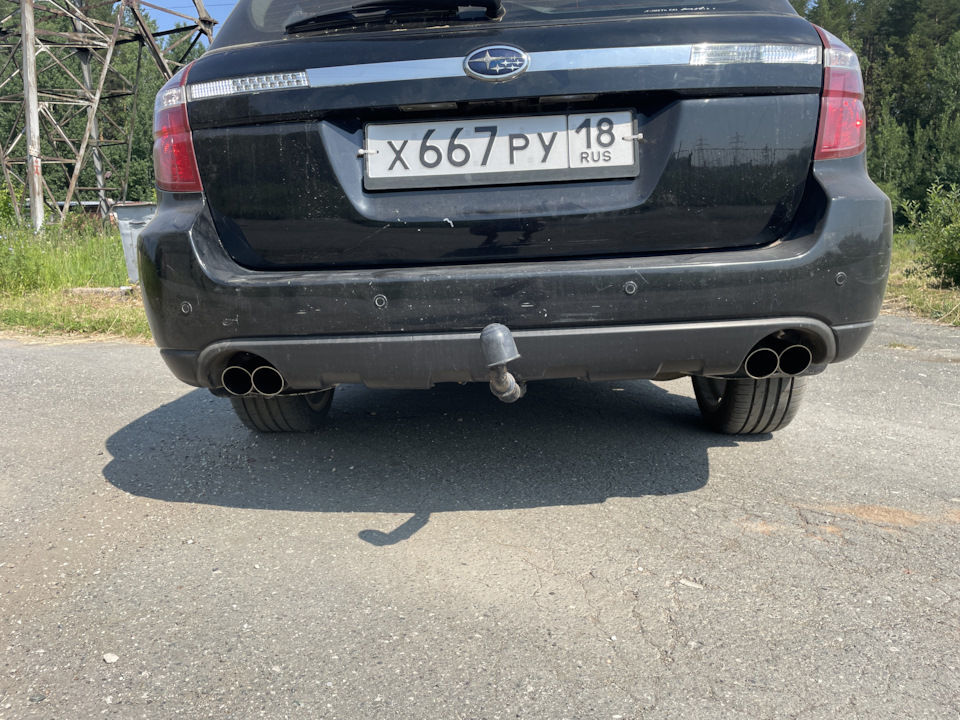 STi глушитель — Subaru Outback (BP), 2,5 л, 2008 года | другое | DRIVE2