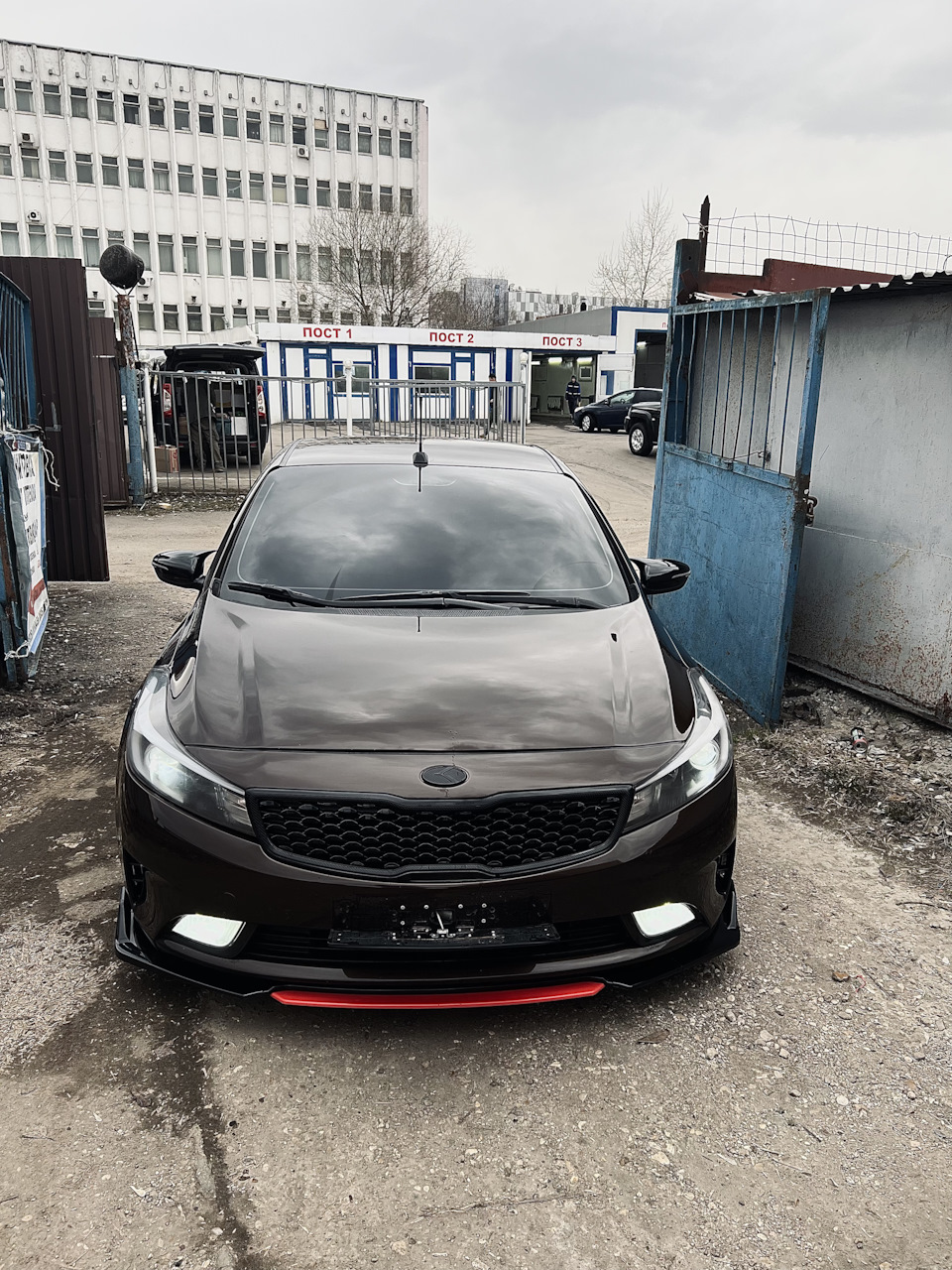 Закончил установку губы и купил зеркала — KIA Cerato (3G), 1,6 л, 2017 ...