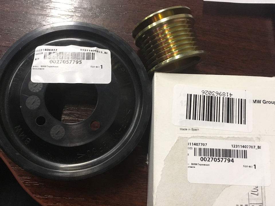 Замена шкивов и ремня генератора BMW 5 E39 — DRIVE2