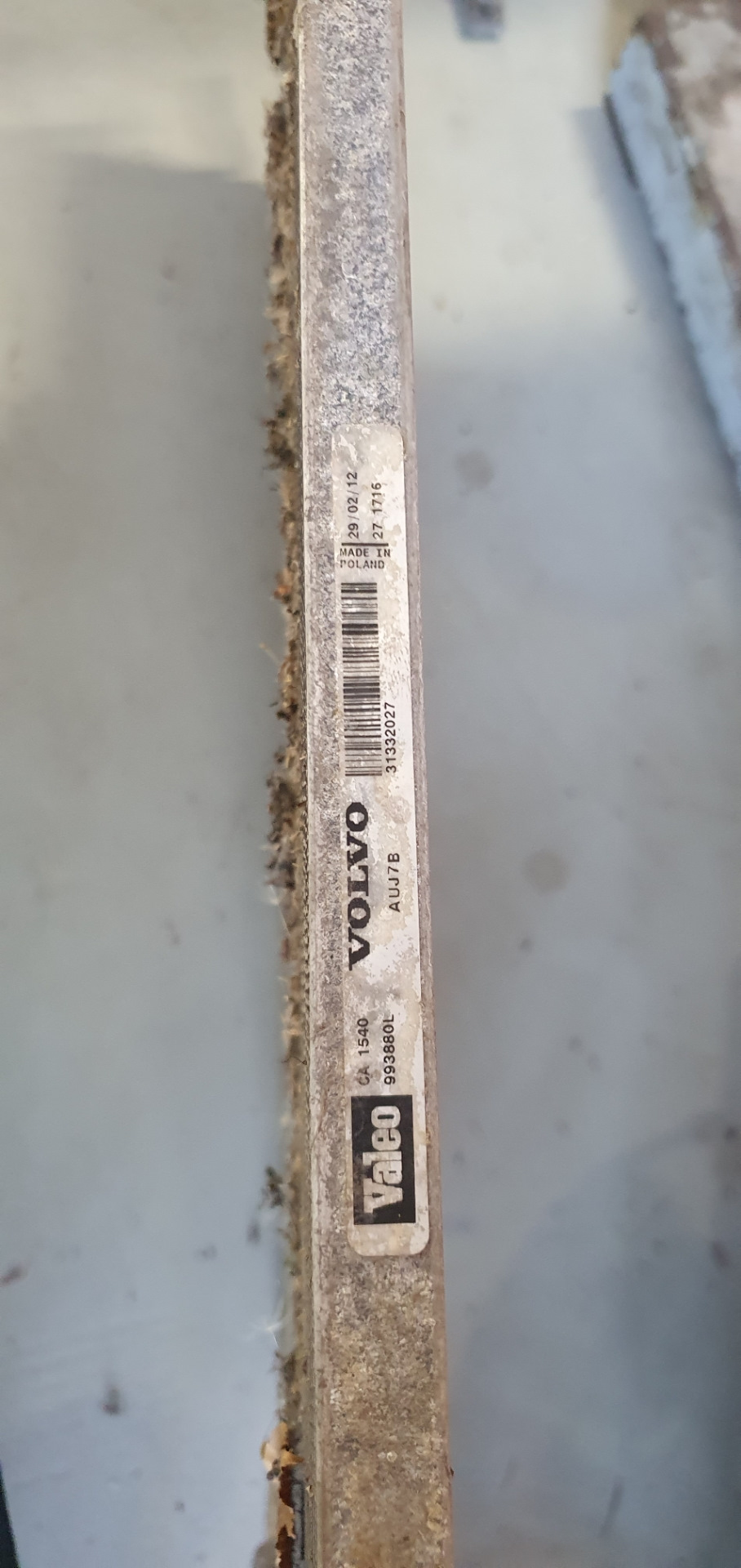 31332027 Конденсатор, кондиционер Volvo | Запчасти на DRIVE2