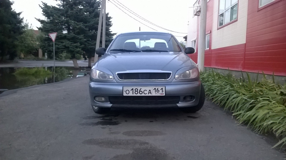 решетка и возвращение значка! — Chevrolet Lanos, 1,5 л, 2008 года ...
