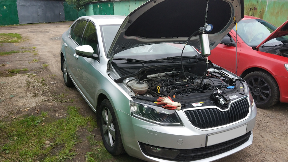 Skoda Octavia A7 1.8 промывка форсунок/инжектора — Промывка форсунок ...