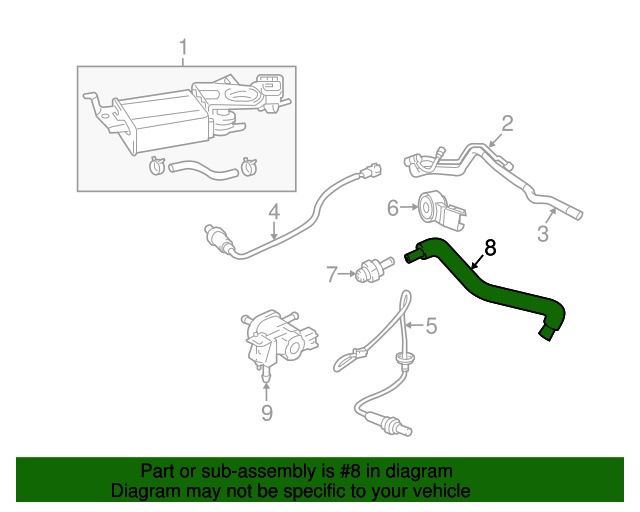 1226228021 Шланг TOYOTA LEXUS | Запчасти на DRIVE2