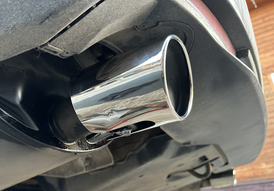 Подготовка к продаже. Насадка глушителя в оригинале — Honda Accord (9G ...