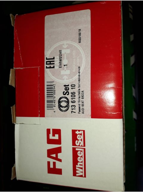 713610610 Комплект подшипника ступицы колеса FAG | Запчасти на DRIVE2