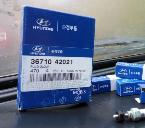 3671042021 Plug-glow KIA HYUNDAI | Запчасти на DRIVE2