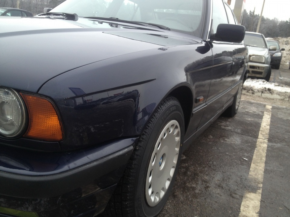 #7 Фото BMW 5 series OrientBlau Metallic MT — BMW 5 series (E34), 2,5 л ...