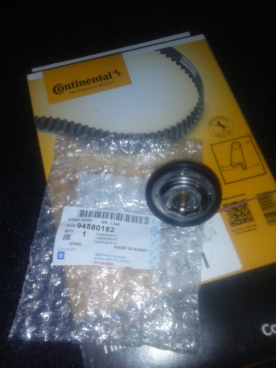 94580182 Термостат (82*C) / Daewoo Matiz, Chevrolet Spark 0.8/1.0 98 ...