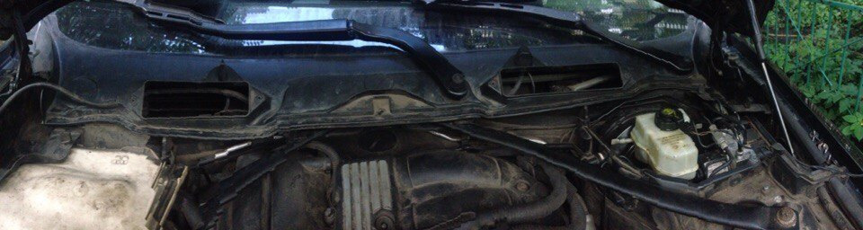 устранение протечки в салон. — BMW 3 series (E90), 2 л, 2005 года ...