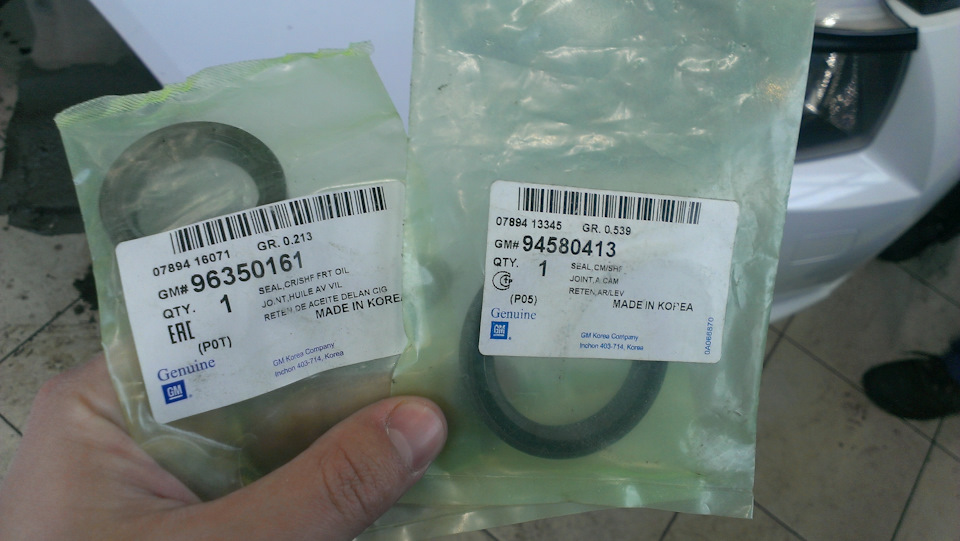 96350161 Сальник коленвала передний (30x42x8) / Chevrolet 1.4/1.6 97 ...