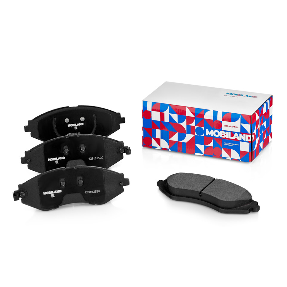 429102530 Колодки тормозные передние к-кт Mobiland | Запчасти на DRIVE2
