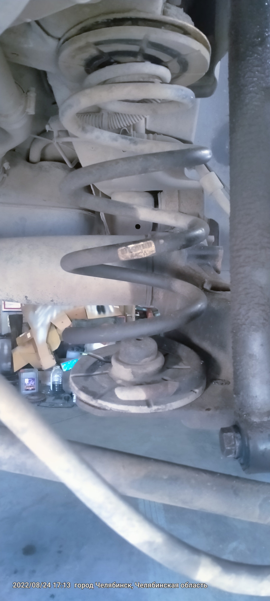 62 Задние пружины — Opel Astra J, 1,6 л, 2012 года | визит на сервис ...