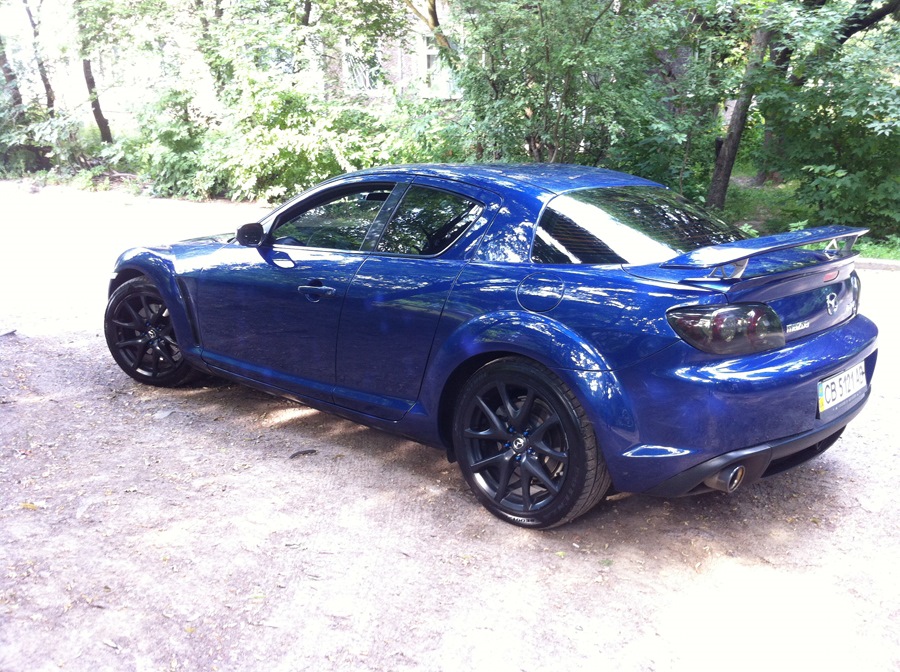 Blue blue blue! — Mazda RX-8, 1,3 л, 2007 года | наблюдение | DRIVE2
