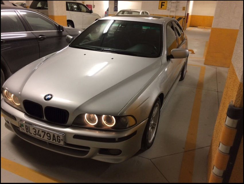 LED в ангельские глазки. — BMW 5 series (E39), 3 л, 2002 года ...