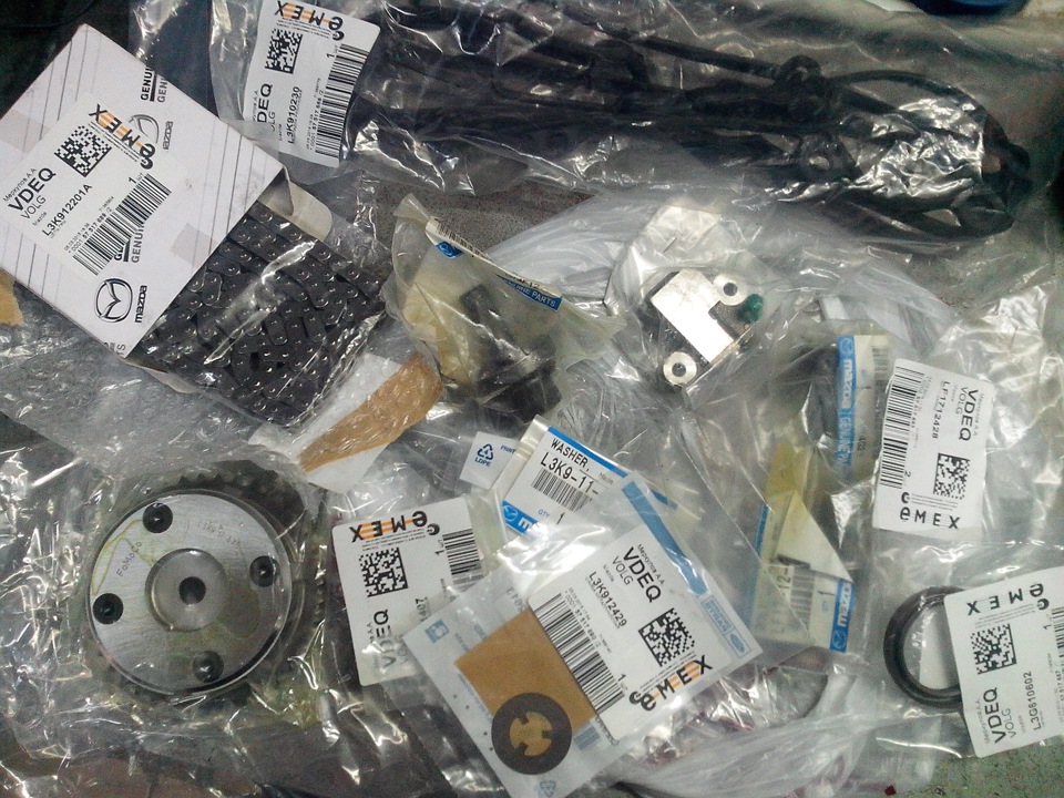 замена ГРМ — Mazda CX-7, 2,3 л, 2009 года | визит на сервис | DRIVE2