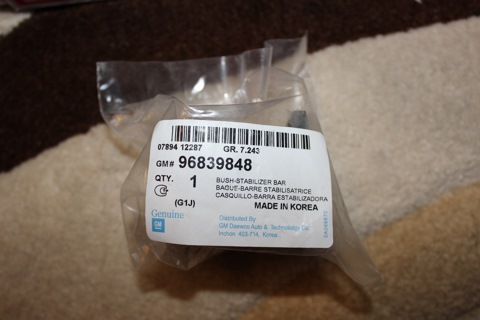 96839848 Втулка стабилизатора переднего GM | Запчасти на DRIVE2