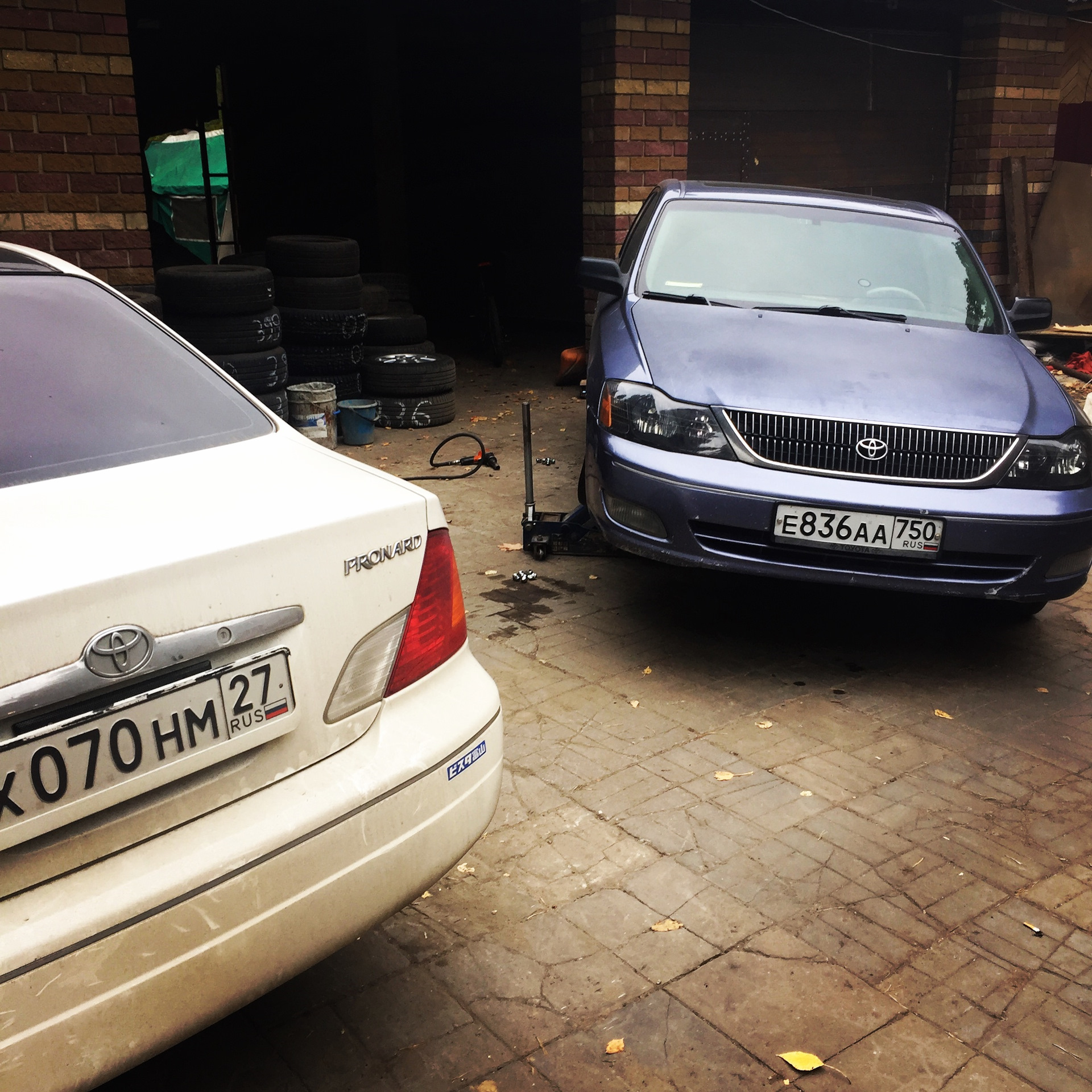 Проня теперь на новых шипах) — Toyota Pronard, 3 л, 2000 года | шины ...