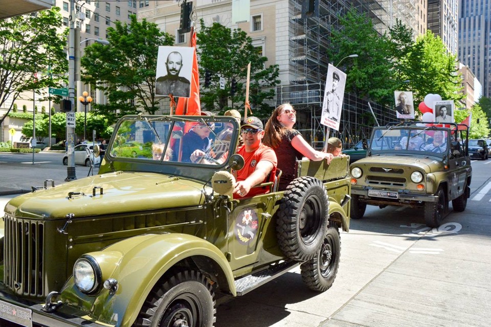 На параде Победы в Сиэтле США! — ГАЗ 69, 1963 года | покатушки | DRIVE2