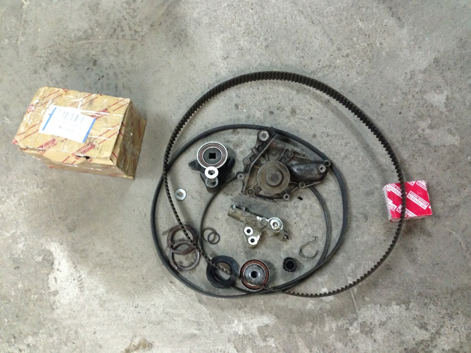 Замена ремня ГРМ и сопутствующего) — Toyota Celica (200), 2 л, 1999 ...