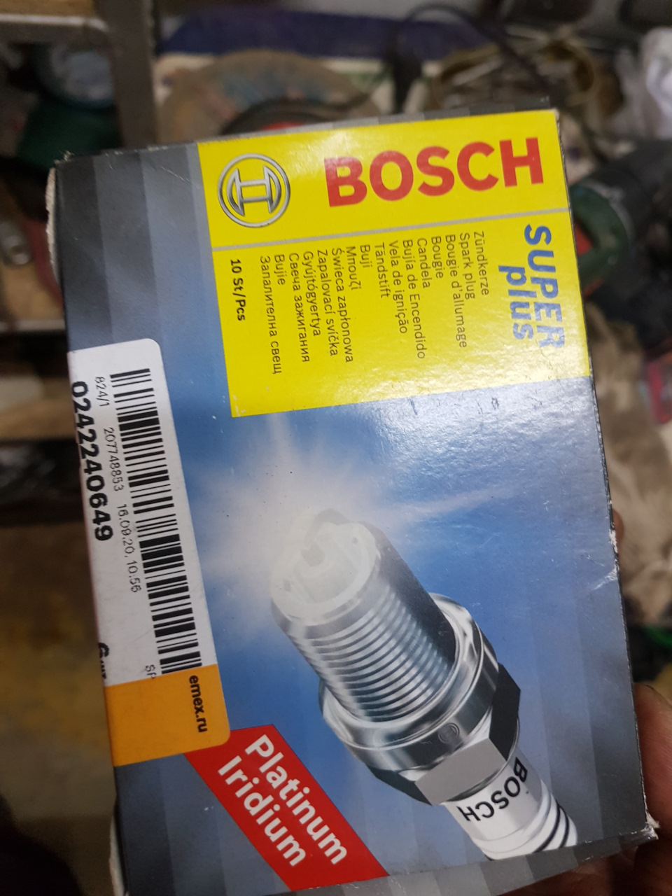 0242240649 Свеча зажигания BOSCH | Запчасти на DRIVE2