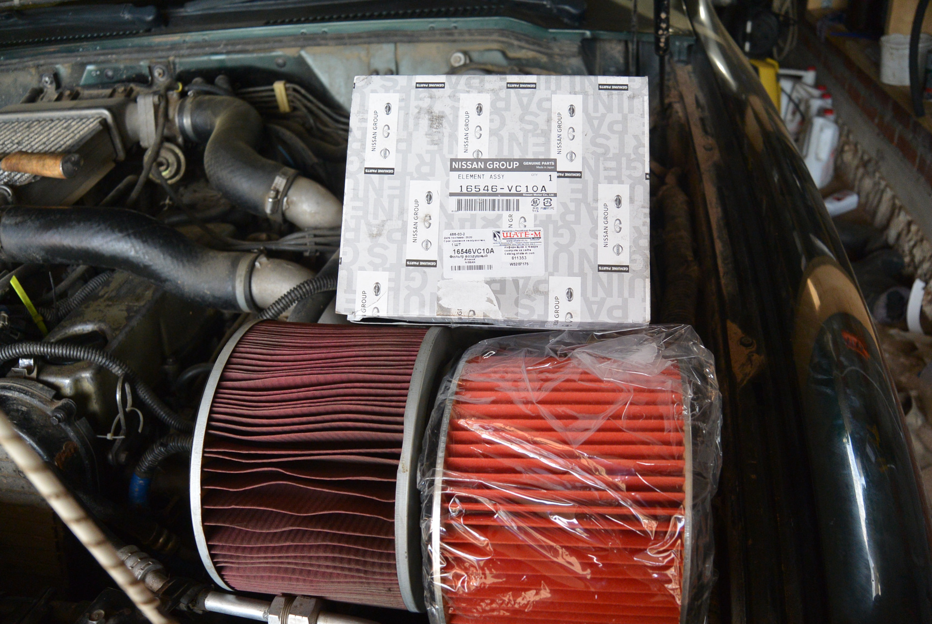 Nissan Patrol, замена воздушного фильтра. — Nissan Patrol GR II (Y61 ...