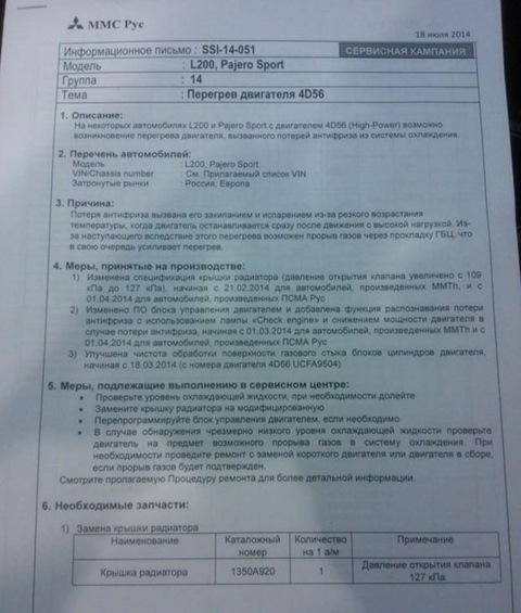 1350A920 Крышка радиатора Mitsubishi | Запчасти на DRIVE2