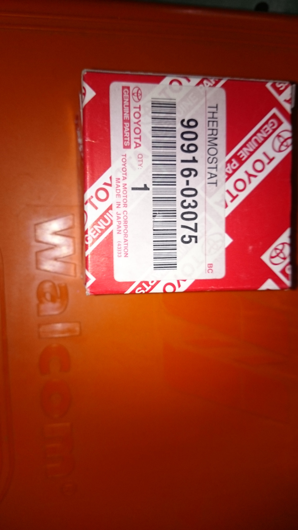 9091603075 Термостат, охлаждающая жидкость TOYOTA LEXUS | Запчасти на ...