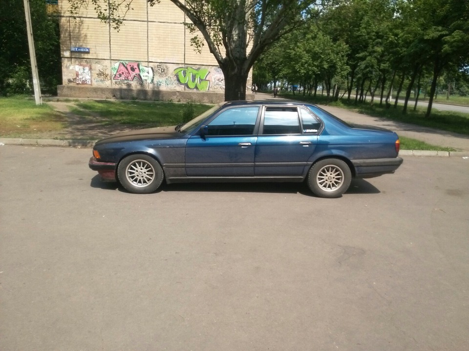 Частичное занижение — BMW 7 series (E32), 3 л, 1993 года | тюнинг | DRIVE2