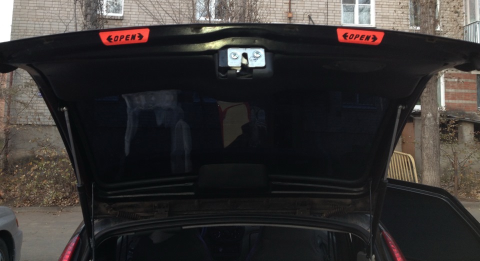 Наклейки для безопасности — Lada Калина Хэтчбек (1G), 2010 года ...