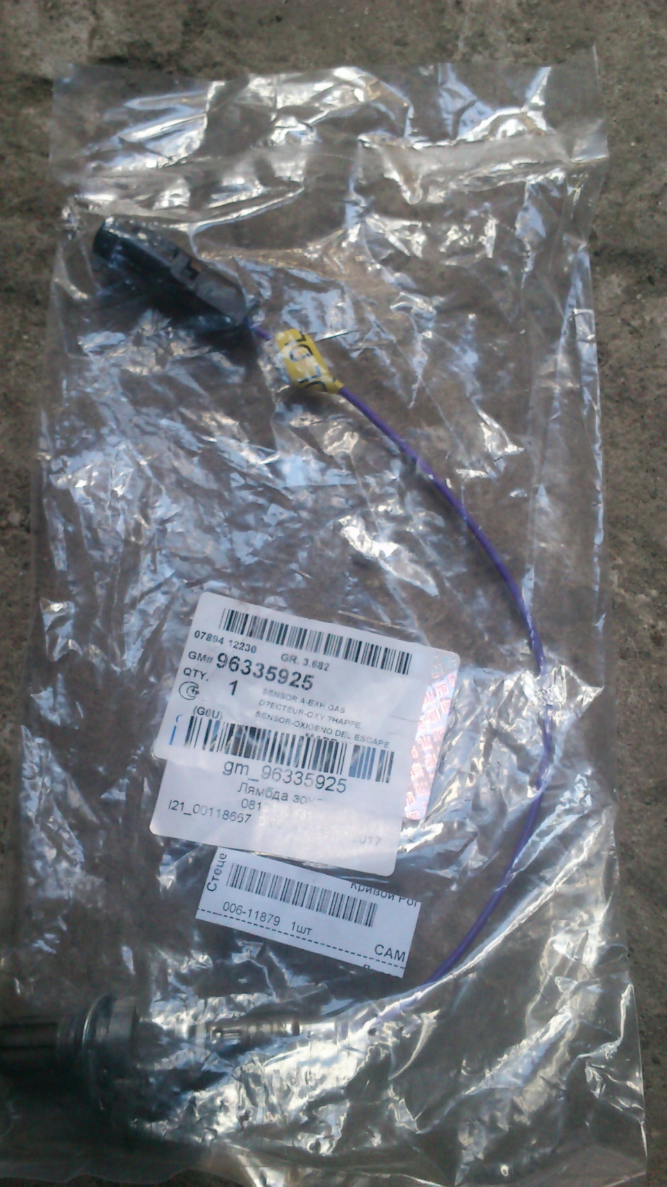 96335925 Датчик кислорода (лямбда-сенсор) 91157 GM | Запчасти на DRIVE2