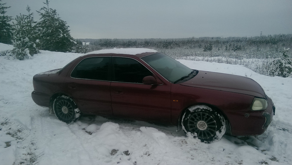 Пришла зима — KIA Clarus, 2 л, 1998 года | фотография | DRIVE2