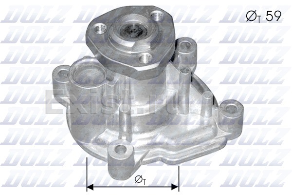 Запчасти для замены помпы — Volkswagen Polo Sedan, 1,6 л, 2012 года ...
