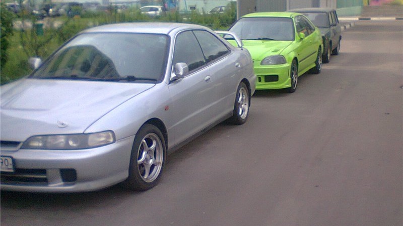 дрифт — Honda Integra (DB6-DB9), 2 л, 1999 года | видео | DRIVE2