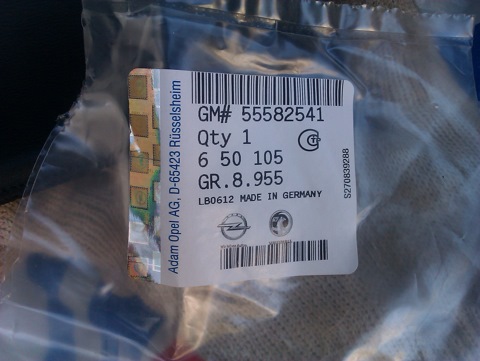 55582541 Кольцо уплотнительное маслозаливной горловины OPEL GM ...