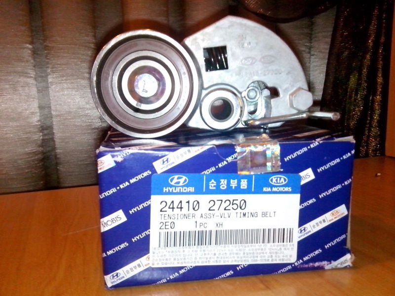 2441027250 Шкив натяжителя ремня грм KIA HYUNDAI | Запчасти на DRIVE2