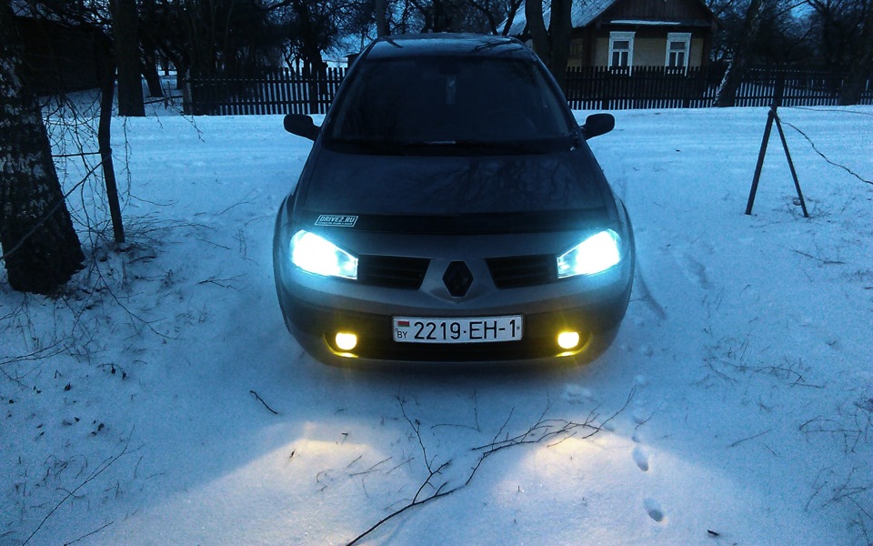 Туманки в желтый) — Renault Megane II, 1,5 л, 2003 года | стайлинг | DRIVE2