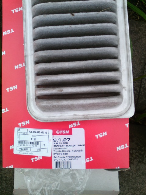 1780122020 Фильтр воздушный TOYOTA LEXUS | Запчасти на DRIVE2