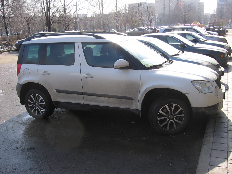новые диски — переобулся — Skoda Yeti, 1,8 л., 2011 года | колёсные ...