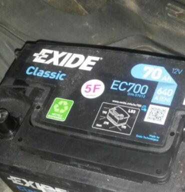 EC700 Аккумуляторная батарея EXIDE | Запчасти на DRIVE2