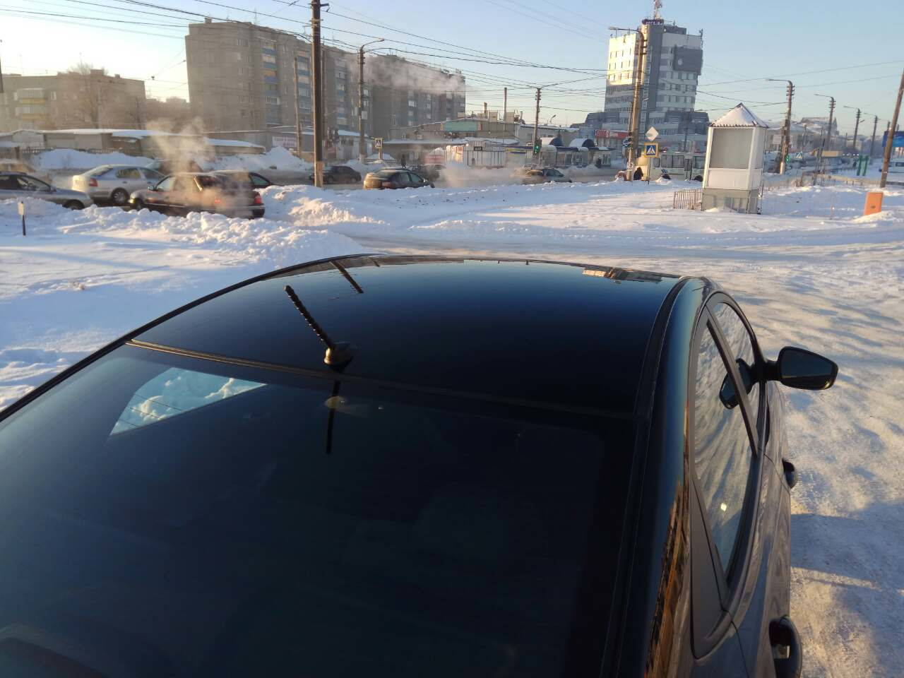 Нанес жидкое стекло "Willson" (Вилсон) — Hyundai Solaris, 1,6 л, 2016 ...