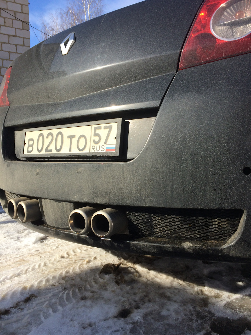 Бампер от Меган 2 RS (часть 3) — Renault Megane CC II, 2 л, 2005 года ...